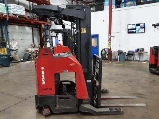 2016 Electric Raymond 750 R45TT Electric Narrow Aisle Single Reach