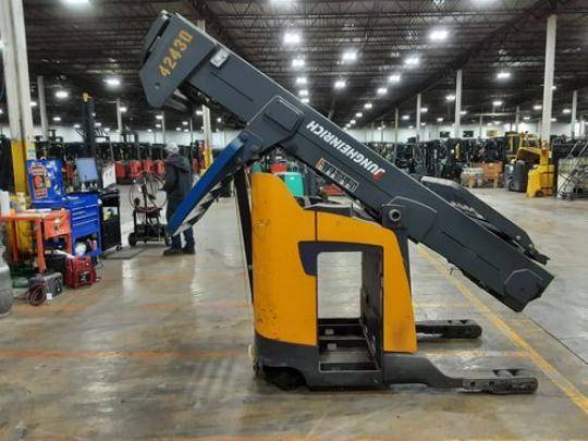 2015 Electric Jungheinrich ETR345 Electric Narrow Aisle Single Reach