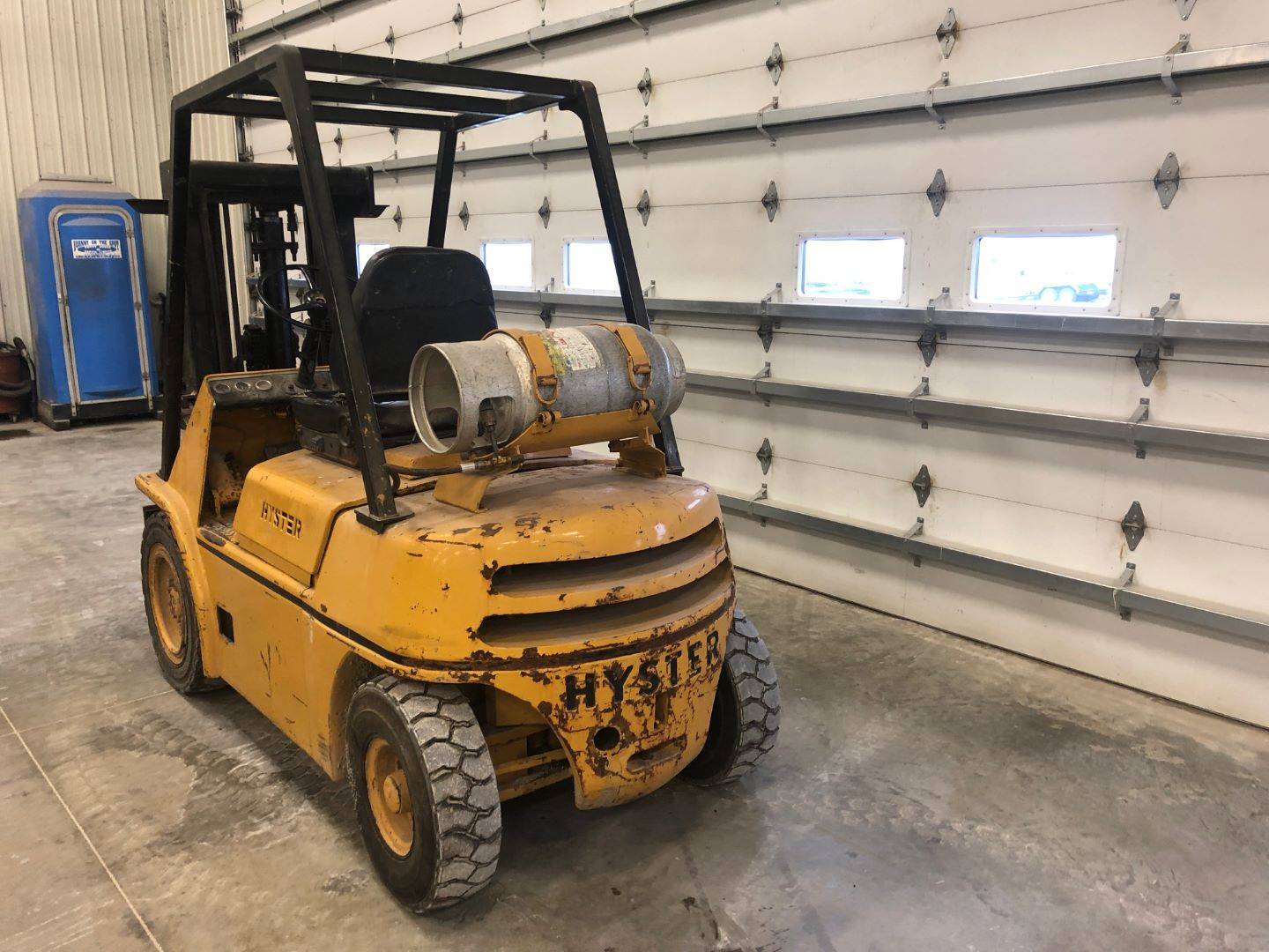 LP Gas Hyster H60 Pneumatic Tire 4 Wheel Sit Down