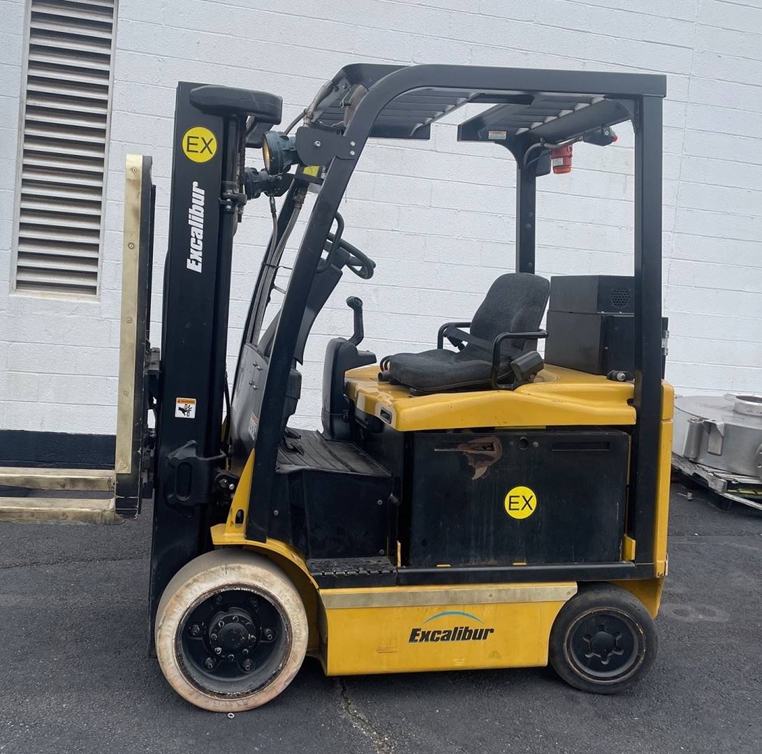 7 Used Electric Sitdown EX Rated 4 Wheel Forklifts for Sale