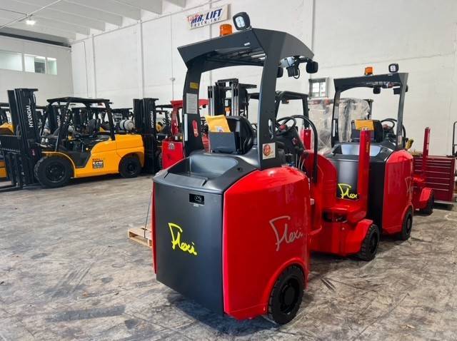 5 Used Flexi Electric Narrow Aisle Double Reach Forklifts for Sale