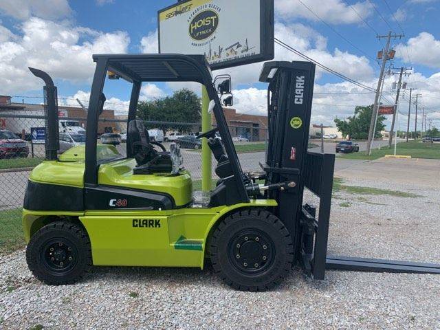 2019 Diesel Clark C40 Pneumatic Tire 4 Wheel Sit Down