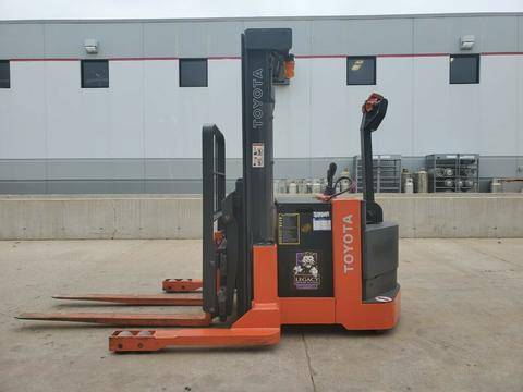 2019 Electric Toyota 6BWR15 Electric Walkie Straddle Stacker Reach