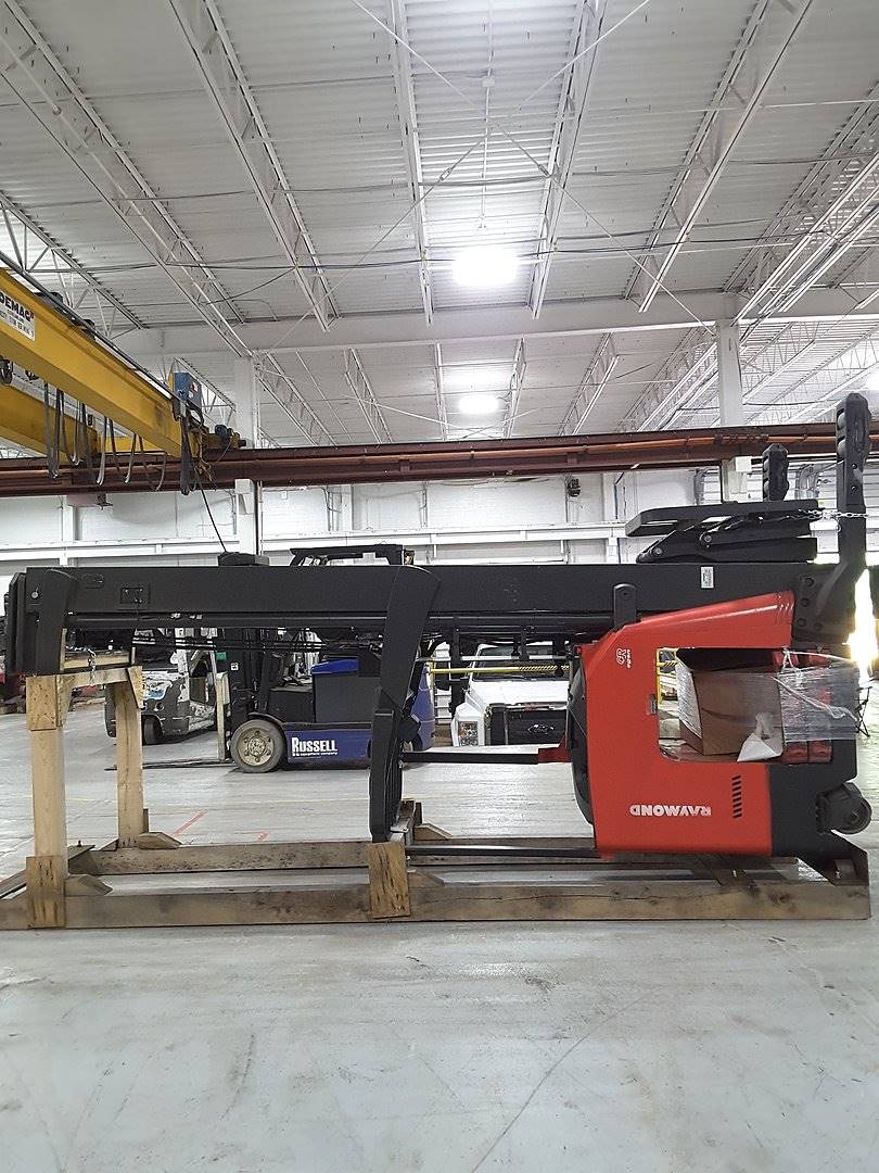 2015 Electric Raymond 752 DR32TT Electric Narrow Aisle Single Reach