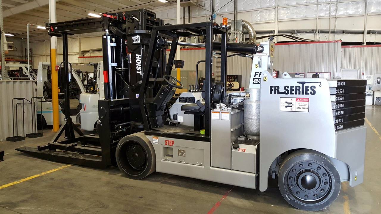 2016 Dual Fuel Hoist Liftruck FR 40/60 Cushion Tire 4 Wheel Sit Down ...