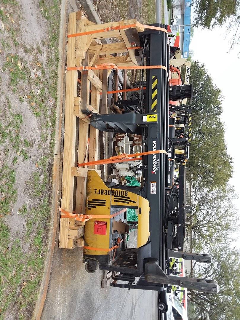 2014 Electric Jungheinrich ETR345 Electric Narrow Aisle Single Reach