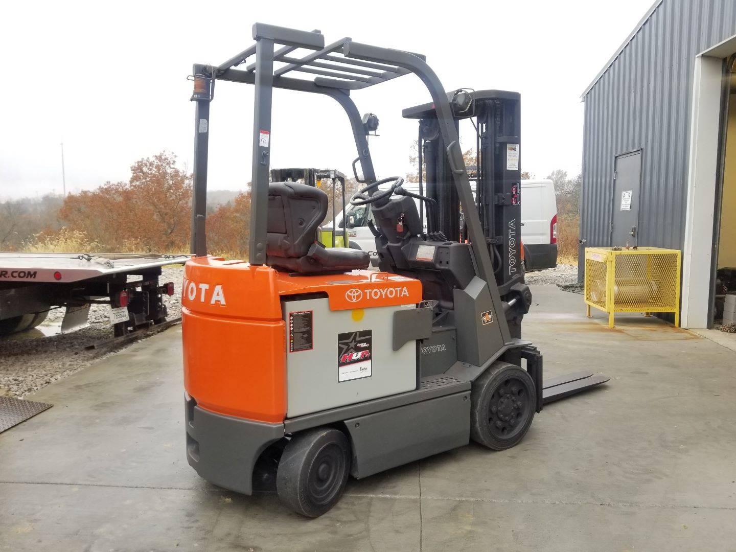 2001 Electric Toyota 7FBCU25 Electric 4 Wheel Sit Down