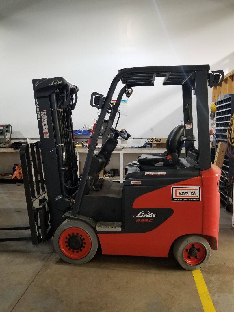 2020 Electric Linde E25C-1347 Electric 4 Wheel Sit Down