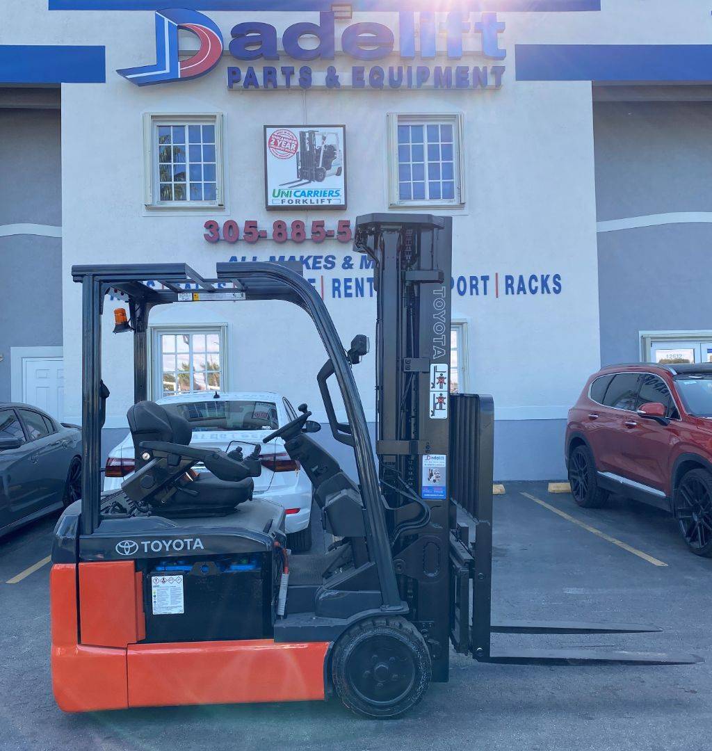 2016 Electric Toyota 8FBE18U Electric 3 Wheel Sit Down