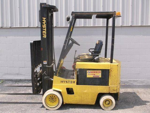 1992 Electric Hyster E35XL Cushion Tire 4 Wheel Sit Down (Indoor Warehouse)