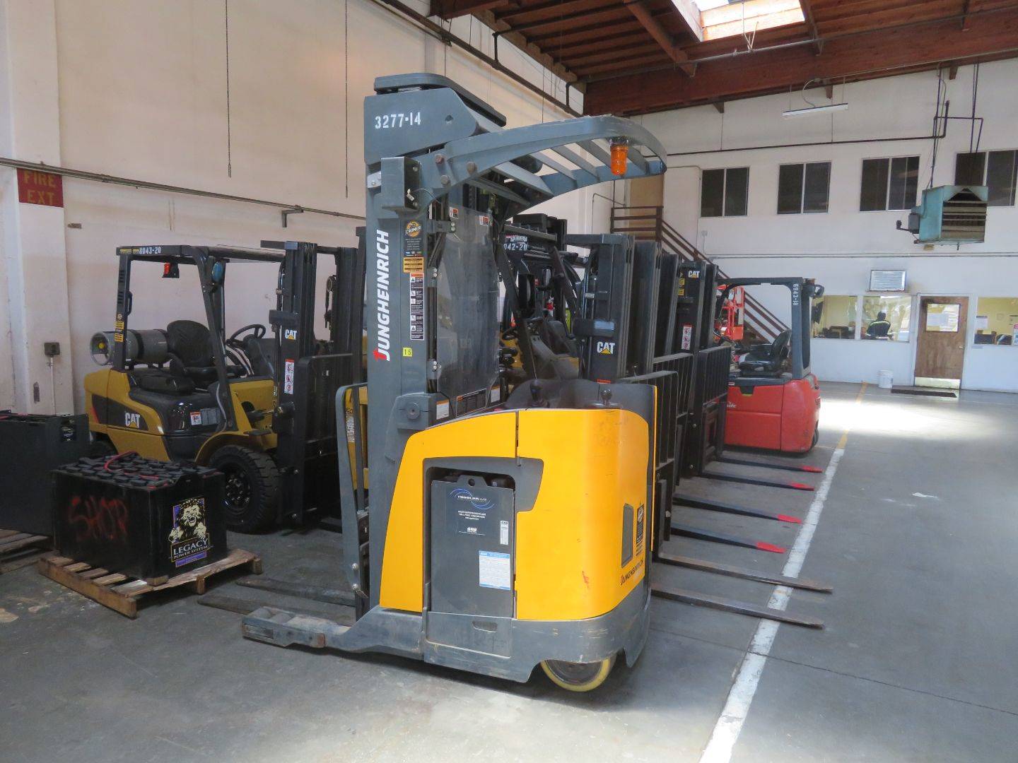 2015 Electric Jungheinrich ETR345A Electric Narrow Aisle Single Reach