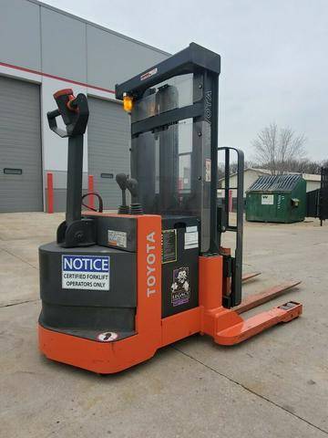 2019 Electric Toyota 6BWR15 Electric Walkie Straddle Stacker Reach