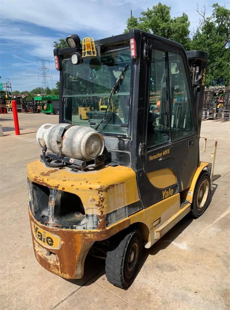 2014 LP Gas Yale GLP060VX Pneumatic Tire 4 Wheel Sit Down