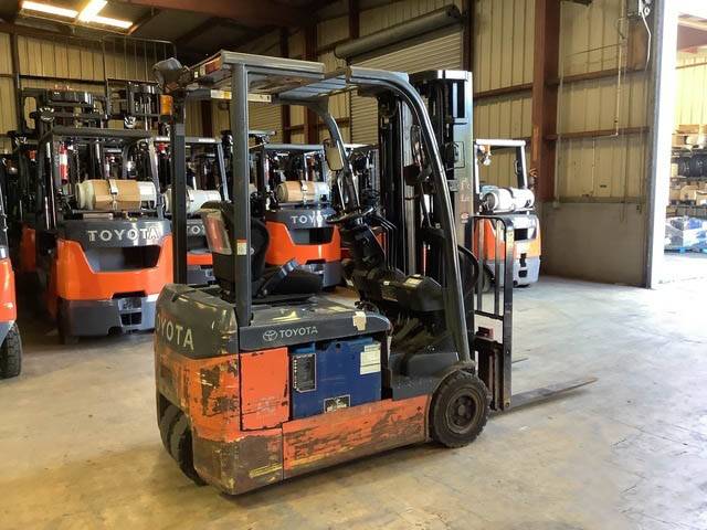 2017 Electric Toyota 8FBE15U Electric 3 Wheel Sit Down