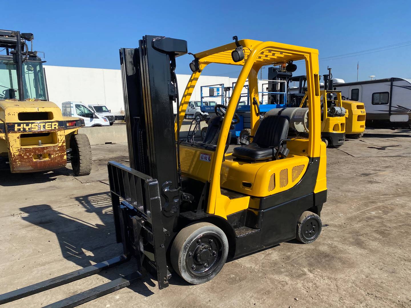 2018 LP Gas Hyster S50ft Cushion Tire 4 Wheel Sit Down (Indoor Warehouse)