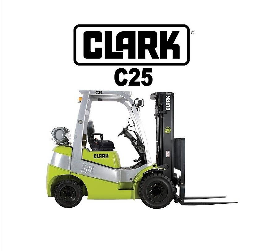 2018 LP Gas Clark C25 CENTENNIAL Pneumatic Tire 4 Wheel Sit Down
