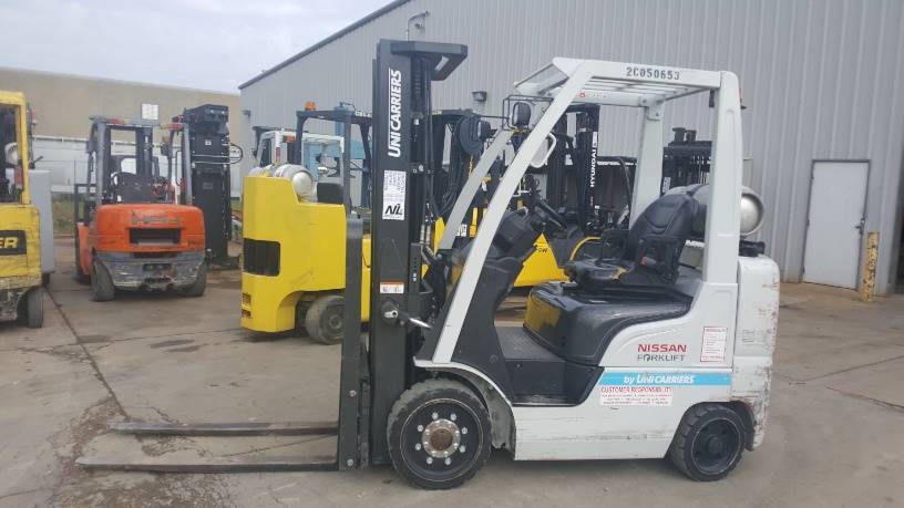 2013 LP Gas Nissan CF50LP Cushion Tire 4 Wheel Sit Down (Indoor Warehouse)