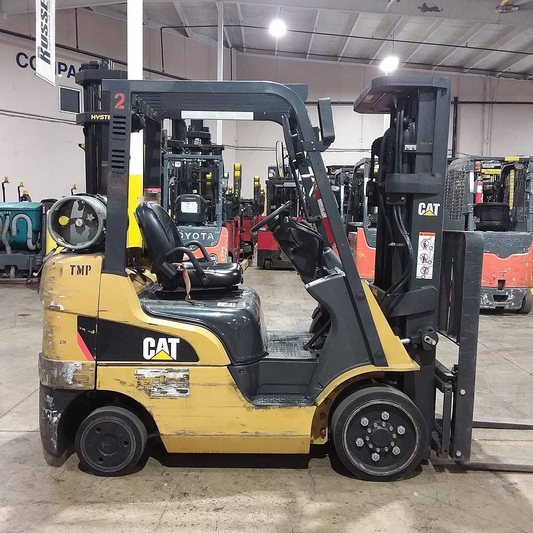 2016 LP Gas Cat 2C5000 Cushion Tire 4 Wheel Sit Down (Indoor Warehouse)