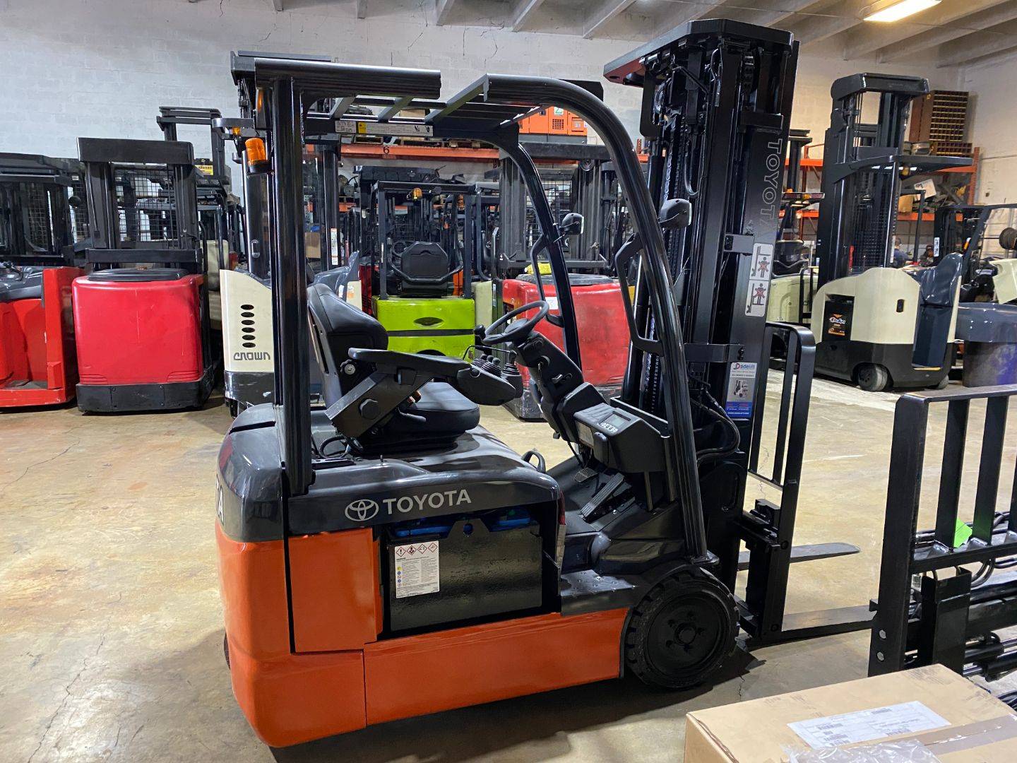 2016 Electric Toyota 8FBE18U Electric 3 Wheel Sit Down