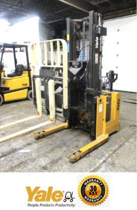 10 Used Yale Electric Walkie Straddle Stacker Reach for Sale