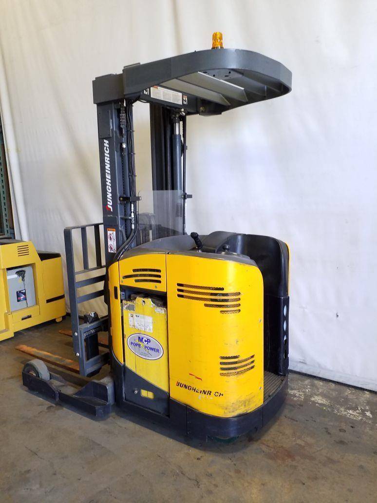2014 Electric Jungheinrich ETR230 Electric Narrow Aisle Single Reach