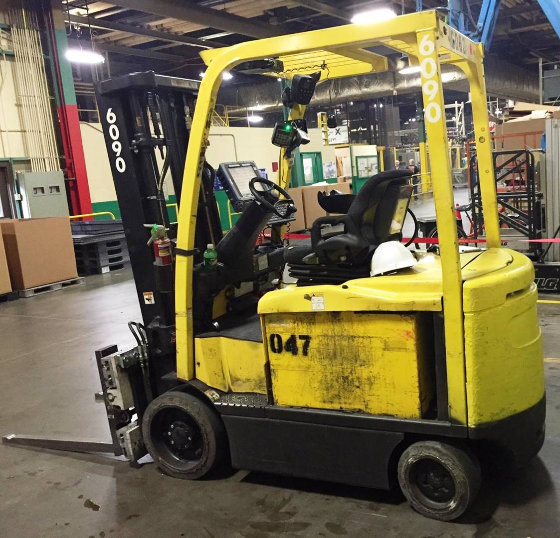 2012 Electric Hyster E65XN Electric 4 Wheel Sit Down
