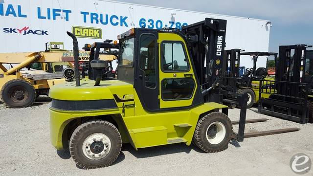 2014 Diesel Clark C70 Pneumatic Tire 4 Wheel Sit Down