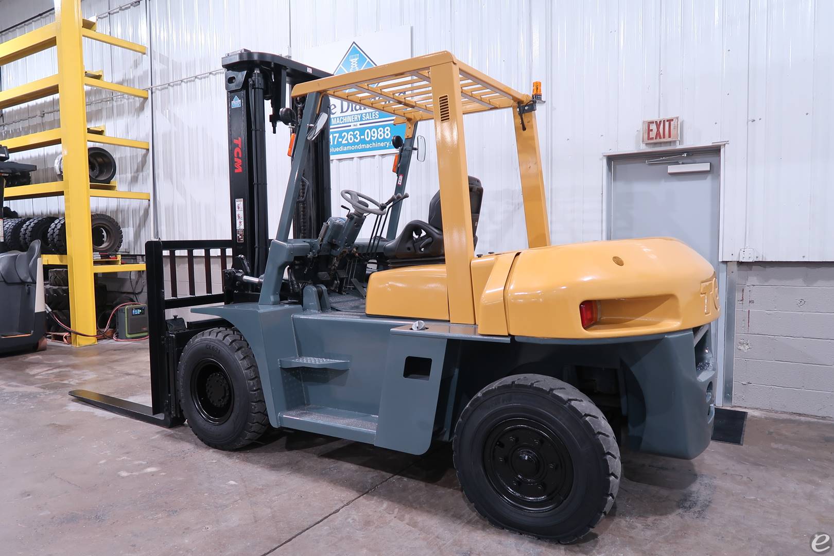 2007 Diesel TCM Sit Down Rider FD70-9 - 123Forklift
