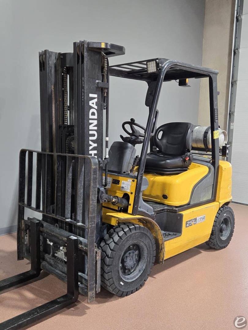 2021 LP Gas Hyundai Sit Down Rider 25L-7A - 123Forklift
