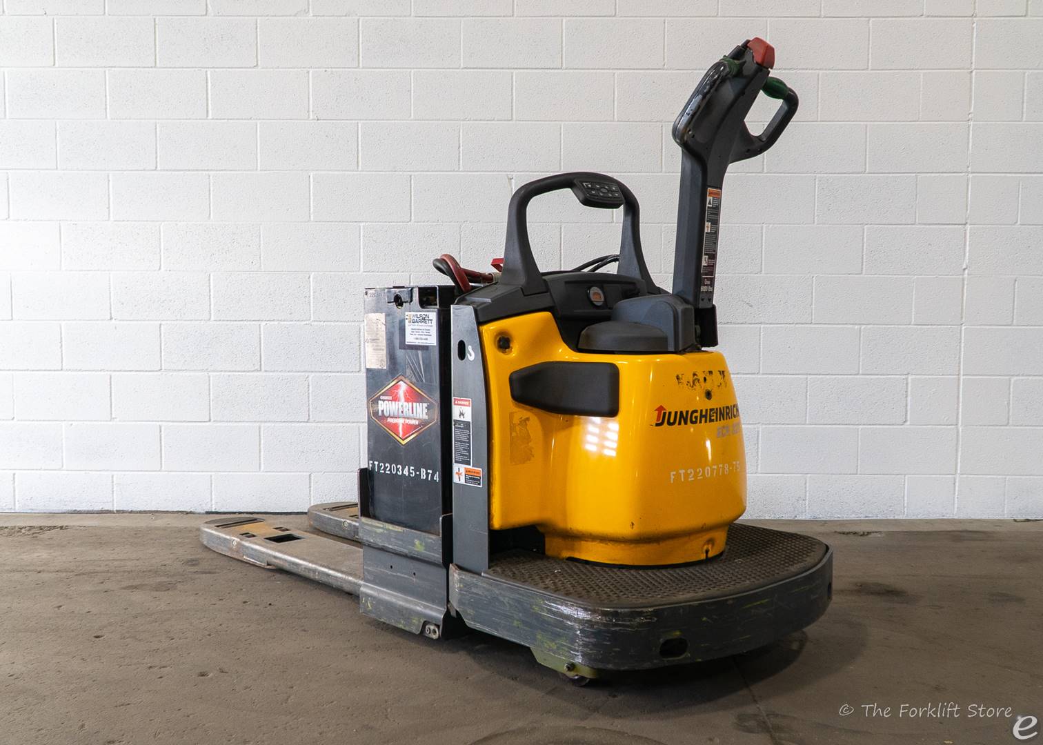 2015 Electric Jungheinrich ECR327 Electric Walkie/Rider Pallet Jack