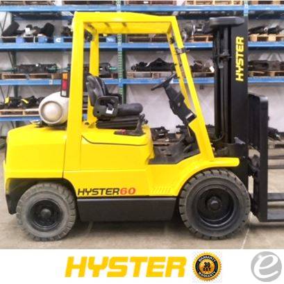 2003 LP Gas Hyster H60XM Pneumatic Tire 4 Wheel Sit Down