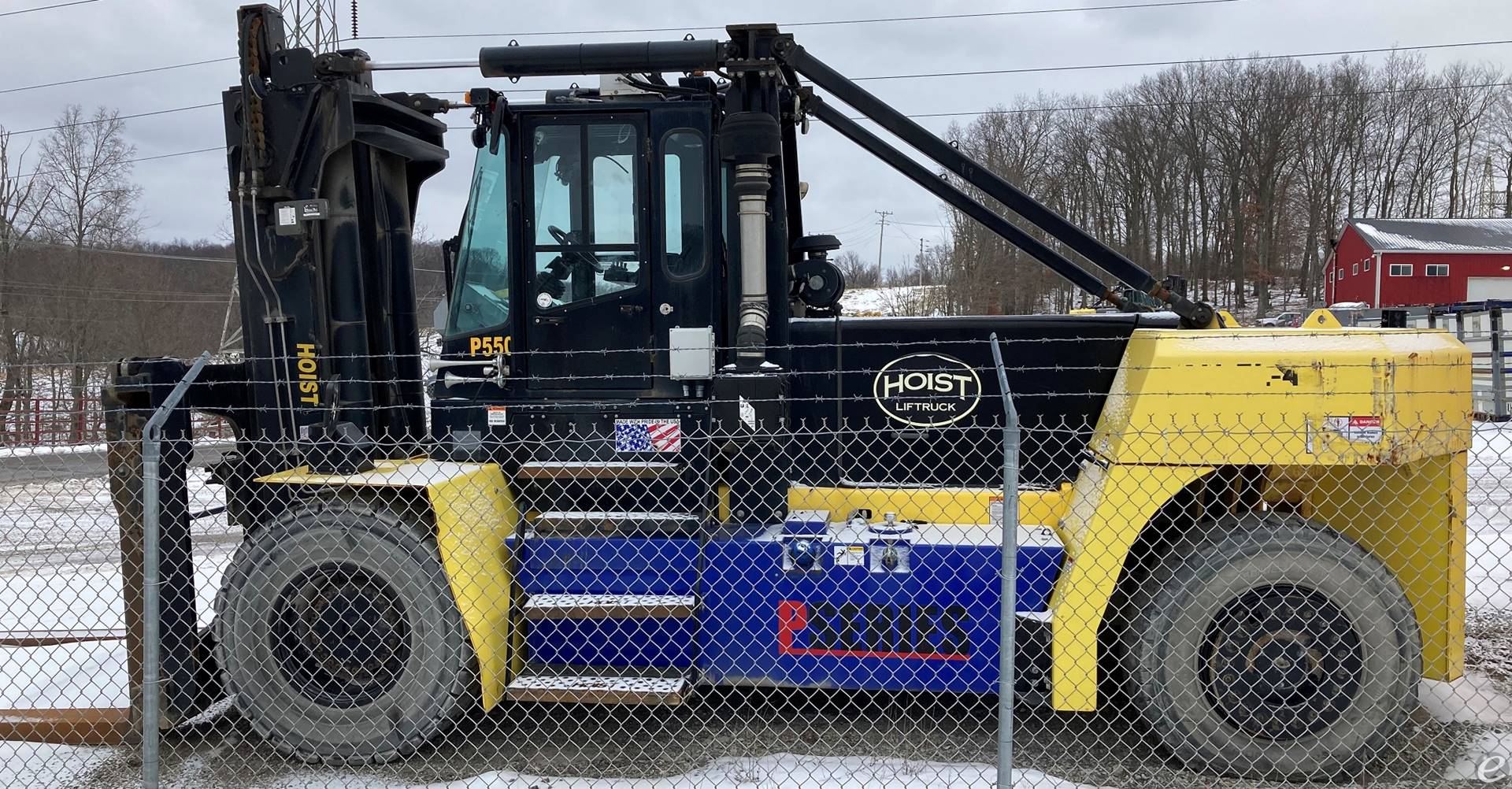 2018 Diesel Hoist Liftruck P550 Pneumatic Tire 4 Wheel Sit Down