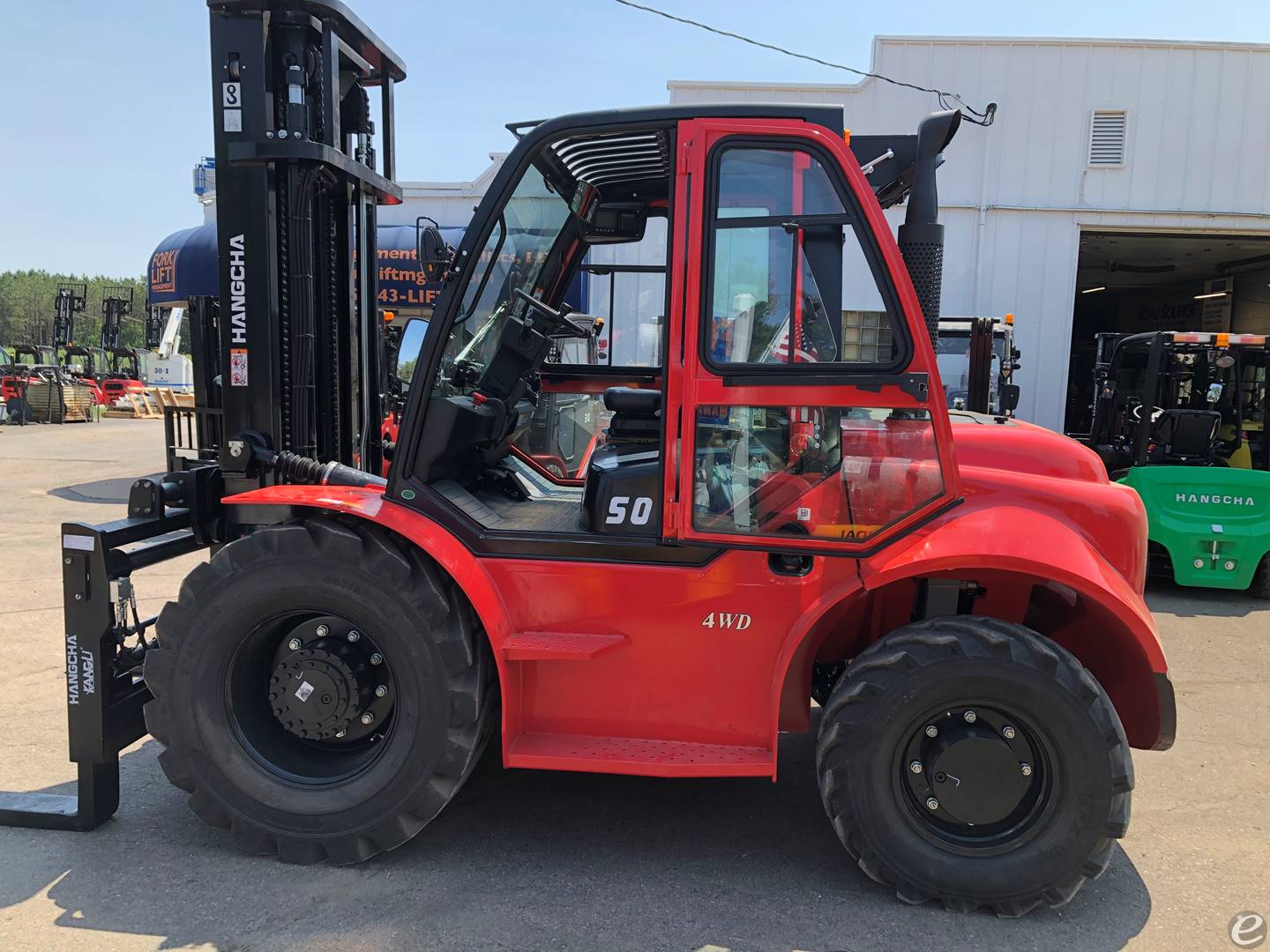 2023 Diesel Hangcha Rough Terrain (Vertical Mast) | Eliftruck