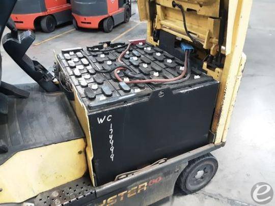 2017 Electric Hyster E60XN-33 Cushion Tire 4 Wheel Sit Down (Indoor ...