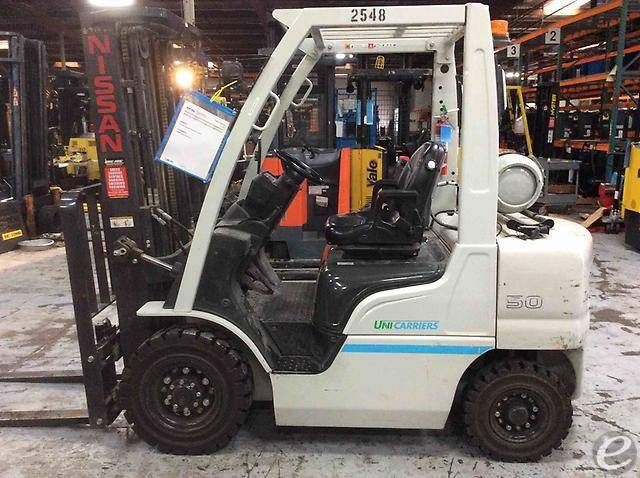 2017 LP Gas Nissan PF50LP Pneumatic Tire 4 Wheel Sit Down