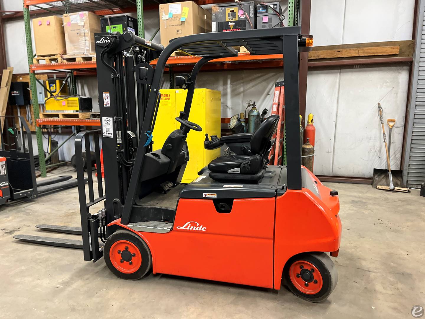 2023 Electric Linde E20C Cushion Tire 4 Wheel Sit Down (Indoor Warehouse)