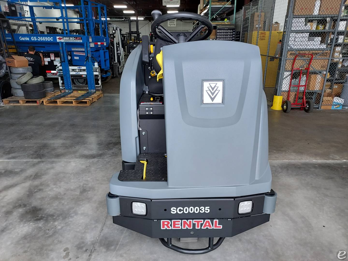2023 Electric Karcher B260 Rider Scrubbers