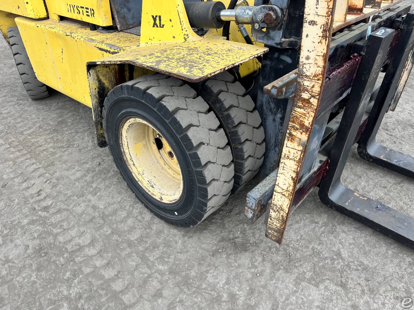 1997 Diesel Hyster H110xl Pneumatic Tire 4 Wheel Sit Down