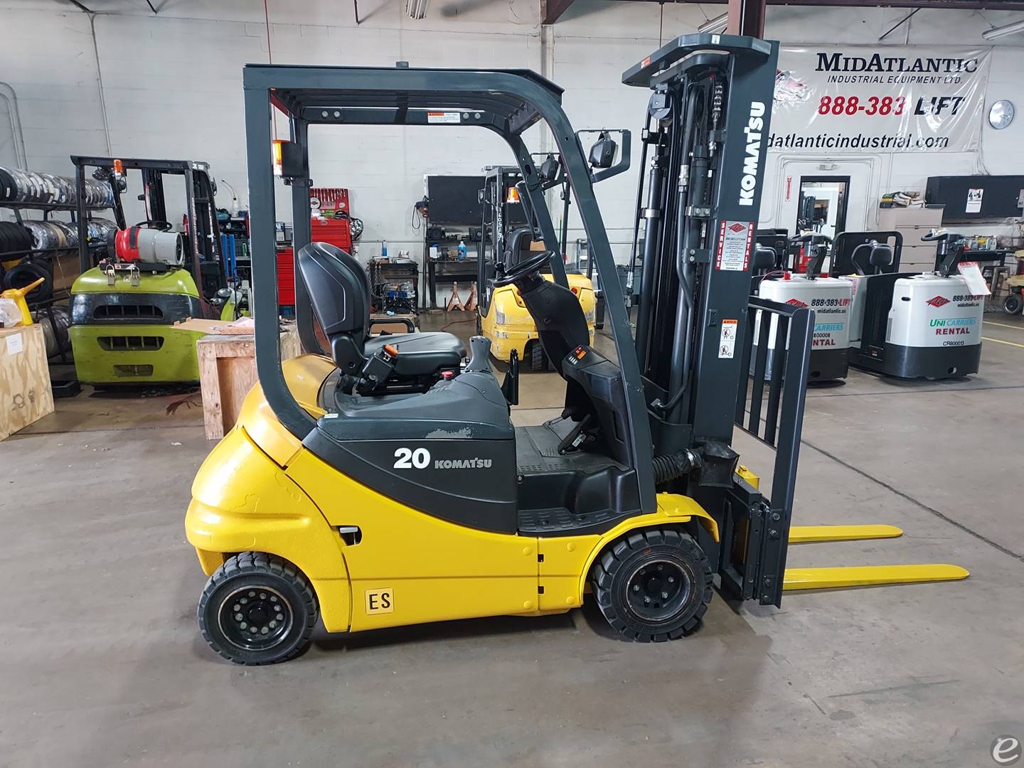 2014 Electric Komatsu Sit Down Rider FB20AFU-12 - 123Forklift