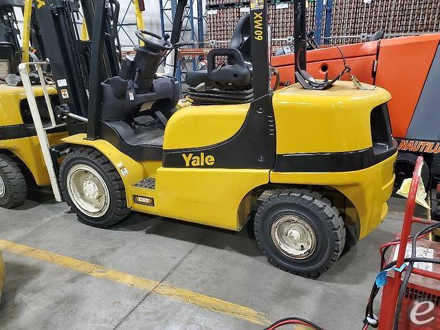 2017 LP Gas Yale GP060MX Pneumatic Tire 4 Wheel Sit Down