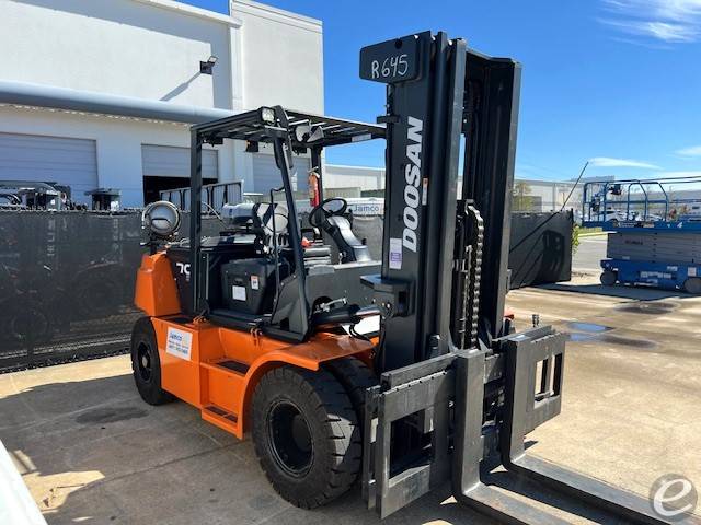 2024 LP Gas Doosan Pneumatic Tire 4 Wheel Sit Down | Eliftruck