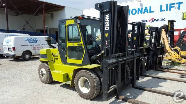 2014 Diesel Clark C70 Pneumatic Tire 4 Wheel Sit Down