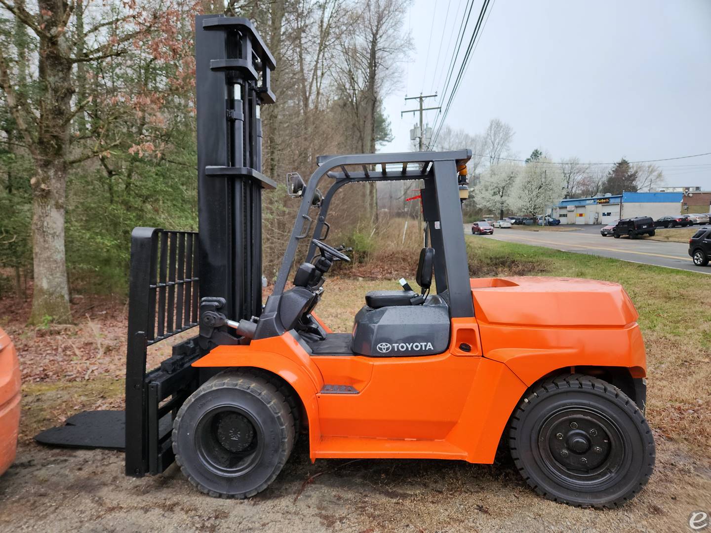 2003 Diesel Toyota Pneumatic Tire 4 Wheel Sit Down | Eliftruck