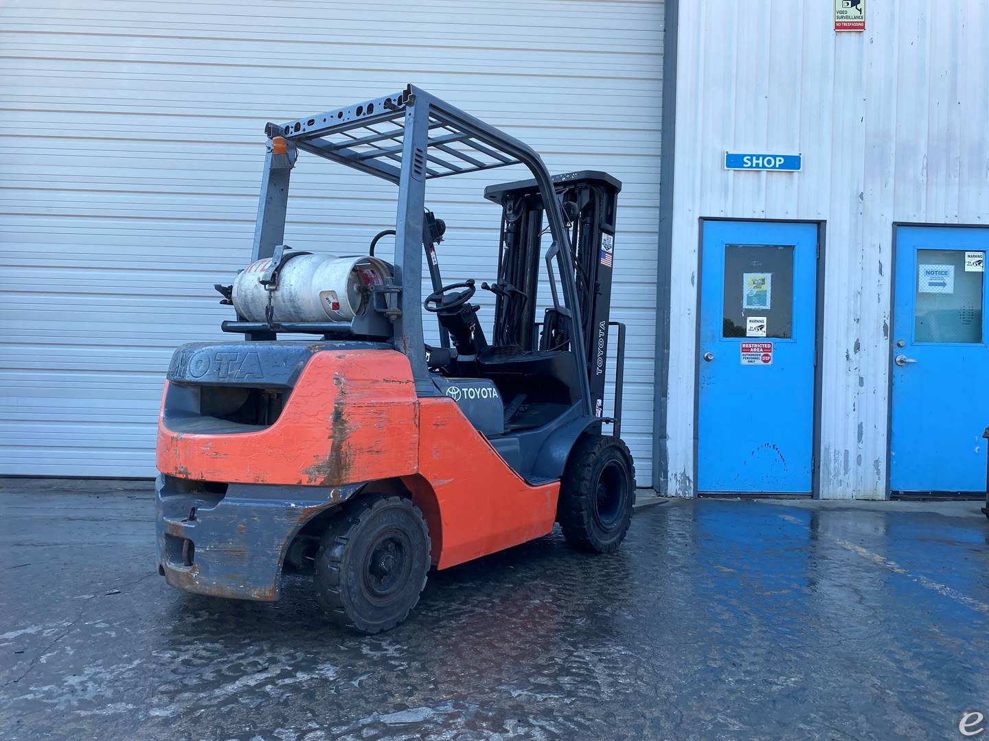 LP Gas Toyota 8FGU25 Pneumatic Tire 4 Wheel Sit Down