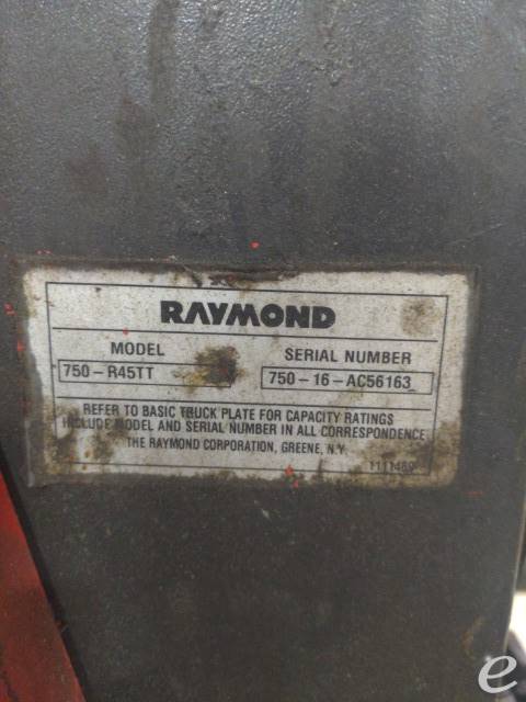 2016 Electric Raymond 750-R45TT Electric Narrow Aisle Single Reach