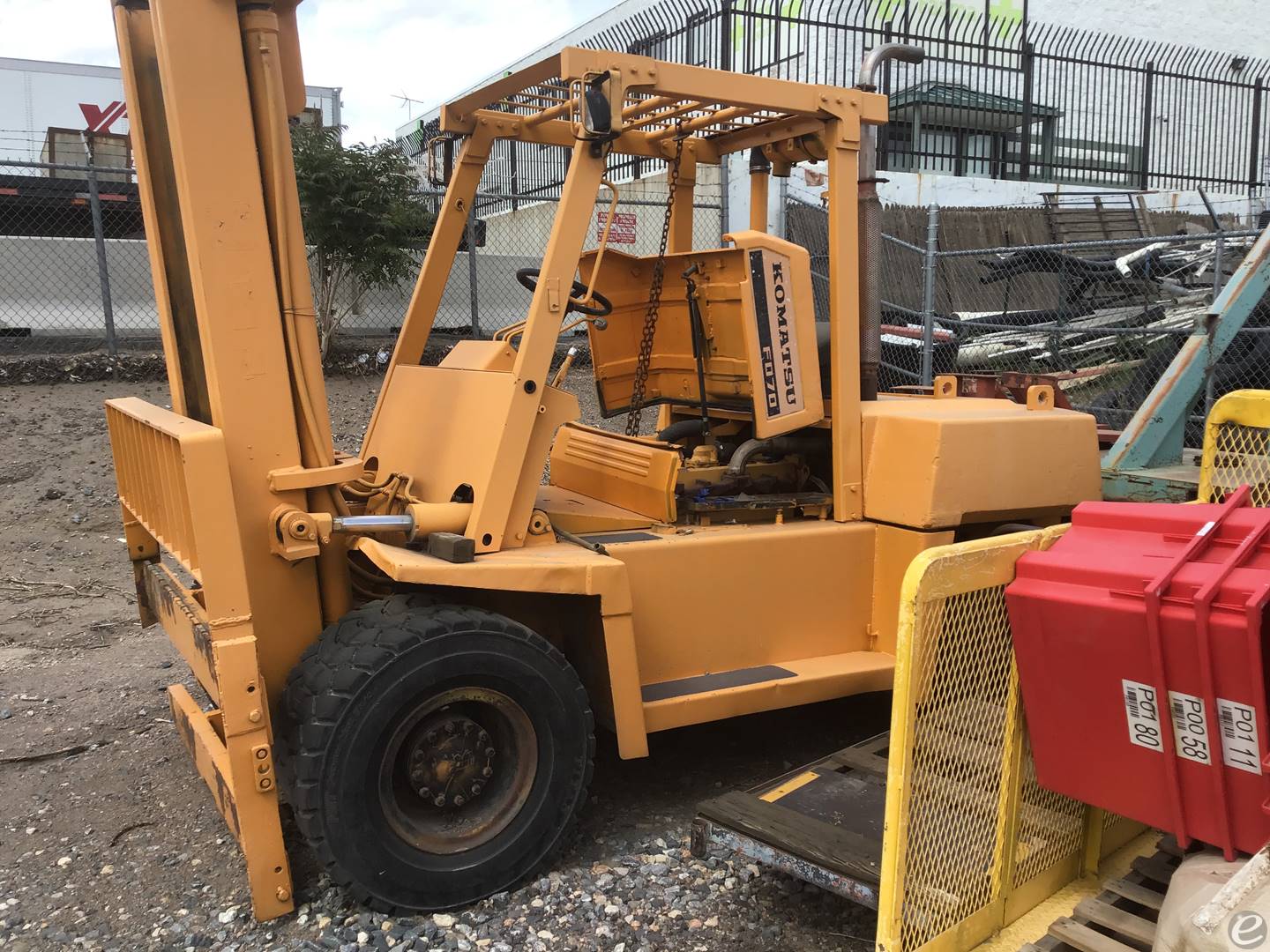 2000 Diesel Komatsu FD70 Pneumatic Tire 4 Wheel Sit Down
