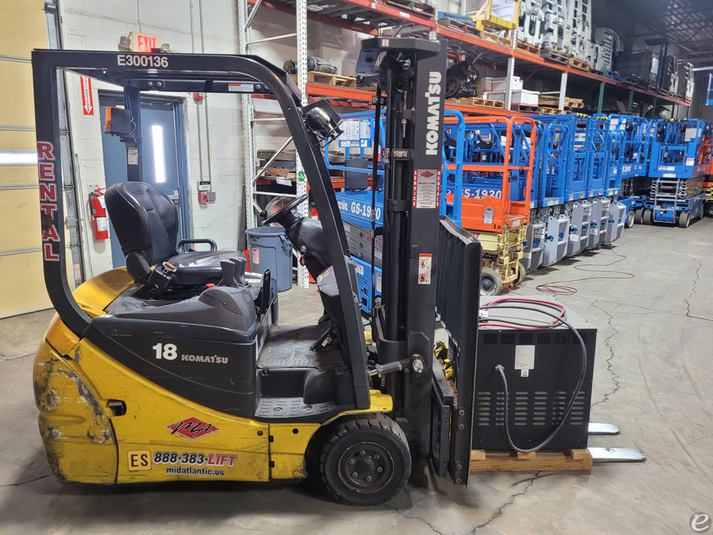 2015 Electric Komatsu Forklifts FB18MU-12 - 123Forklift