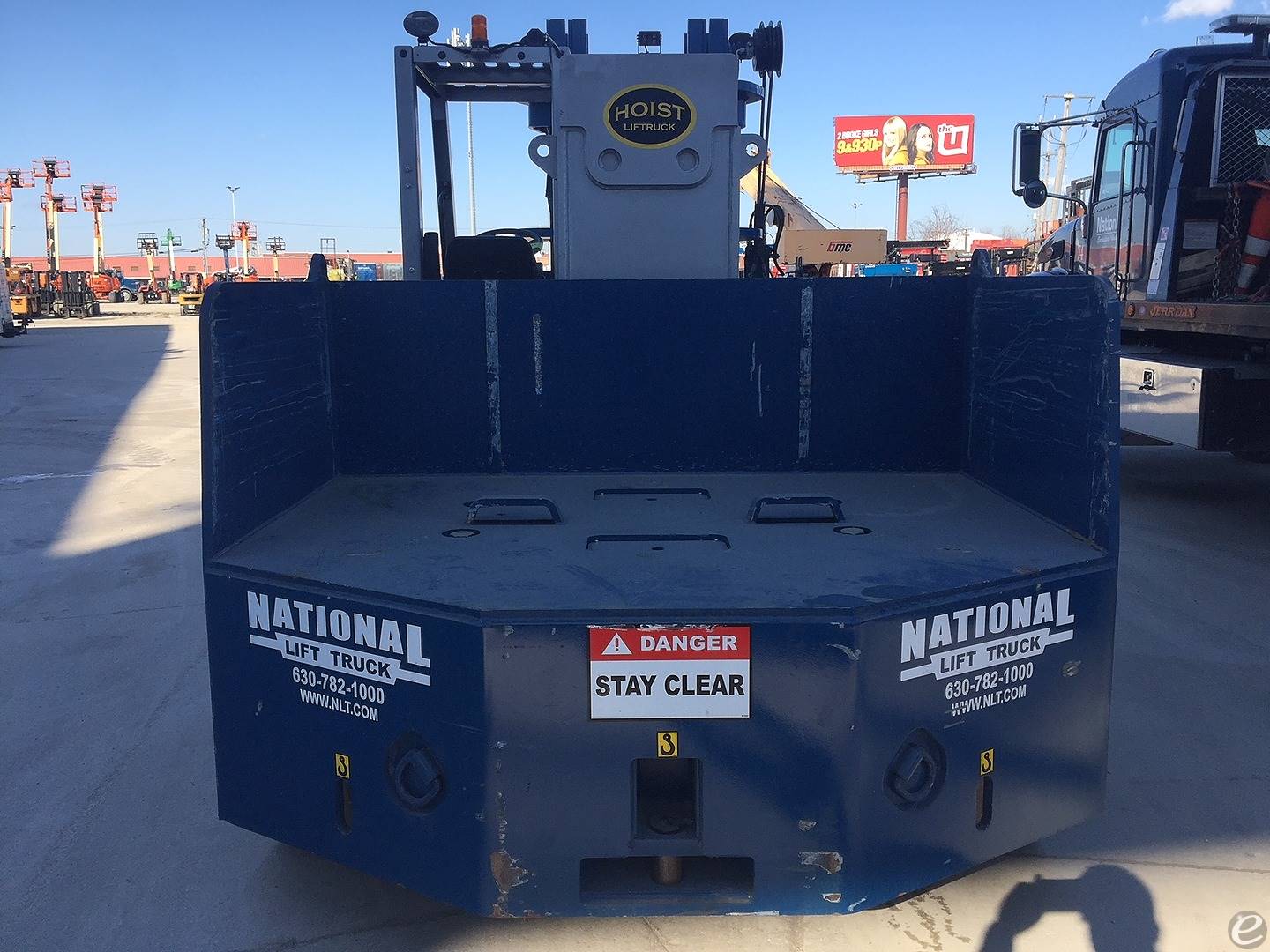 2017 Dual Fuel Hoist Liftruck FR 60/80 Cushion Tire 4 Wheel Sit Down ...