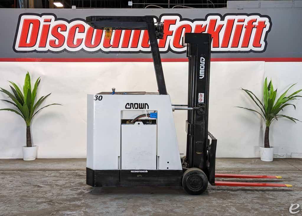 1994 Electric Crown 30RCTT Electric Walkie Counterbalanced Stacker