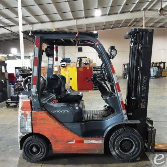 2019 LP Gas Toyota 8FGU18 Pneumatic Tire 4 Wheel Sit Down